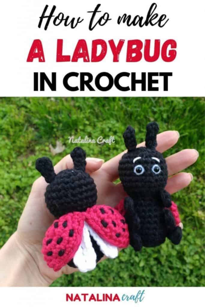 Crochet ladybug - Free Pattern: Quick and Easy