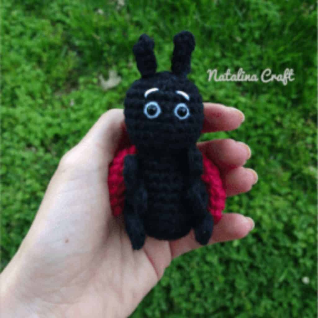 Crochet ladybug - Free Pattern: Quick and Easy