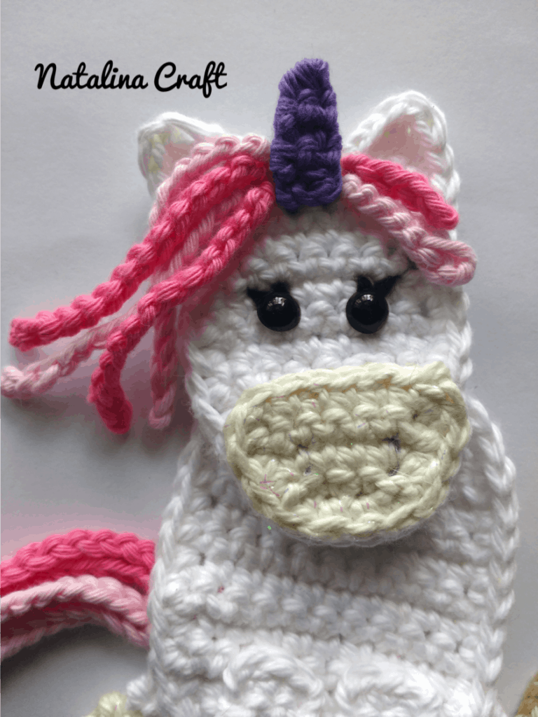 Crochet Applique: Unicorn - Natalina Craft
