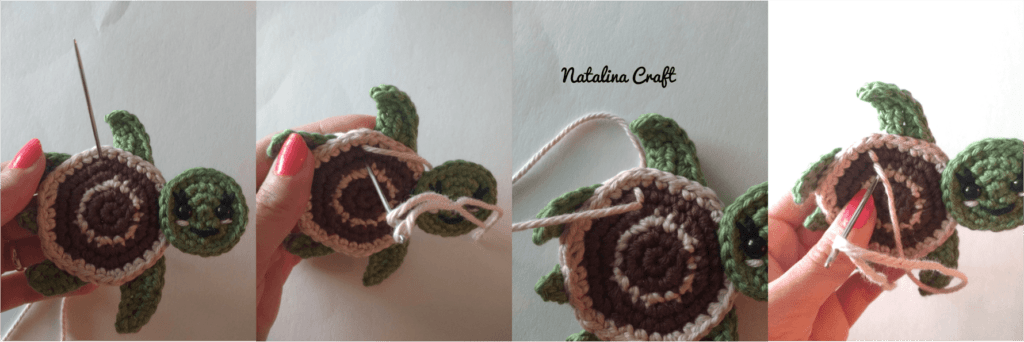 Crochet Turtle Appliques - Free and Easy patterns