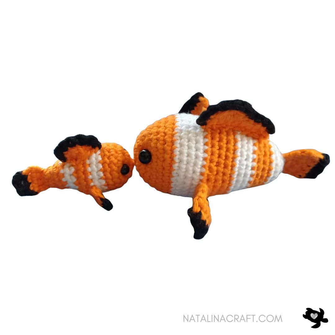 18crochet baby clownfisha - Natalina Craft