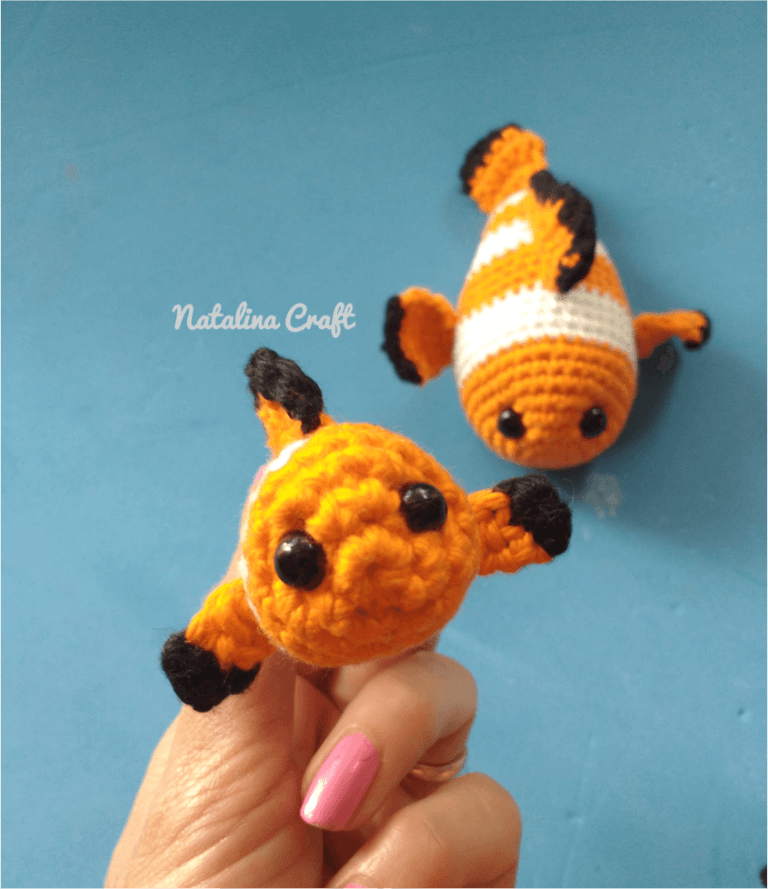 Nemo Crochet Pattern - Free and Easy - Natalina Craft