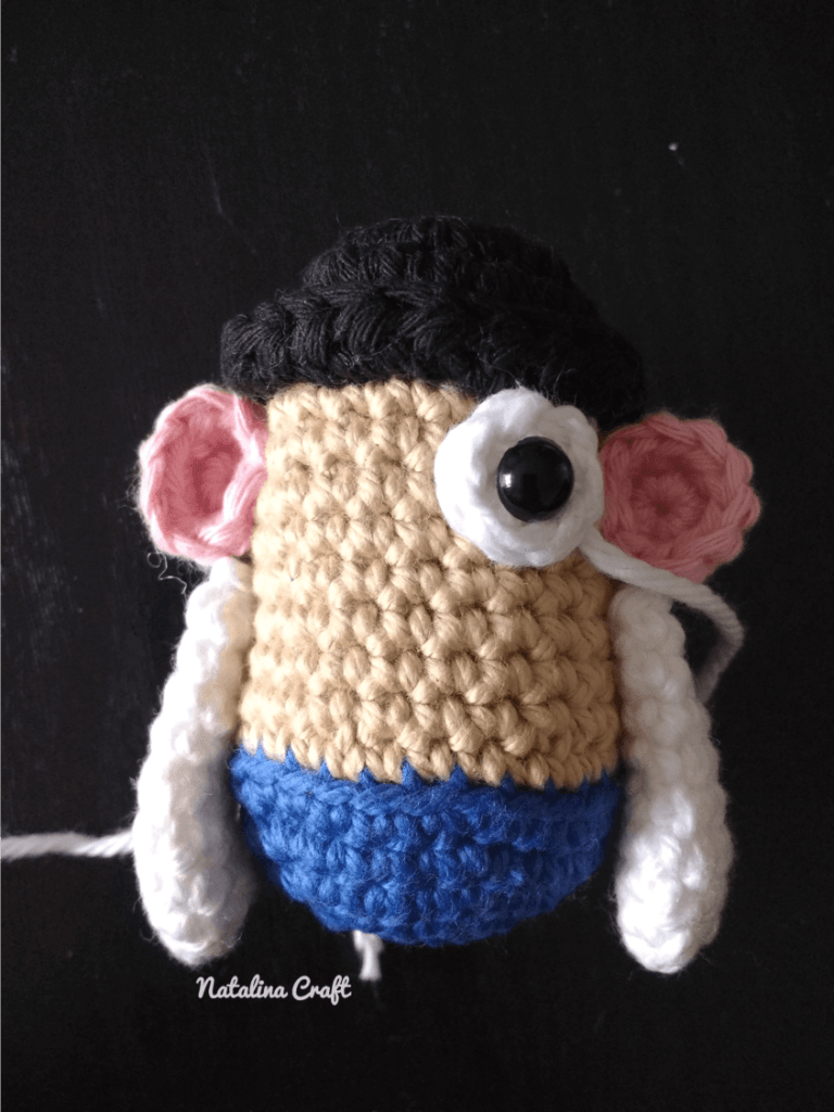 Free crochet pattern potato head - Natalina Craft