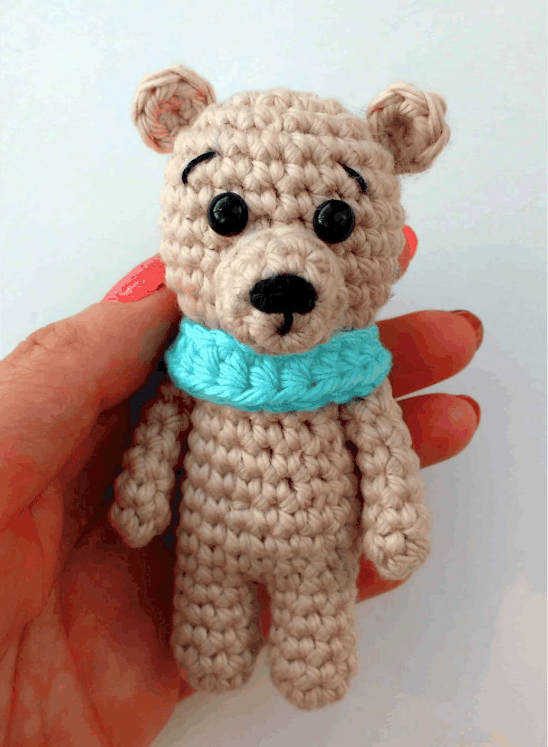 Little Bear Crochet Pattern - Free - Natalina Craft