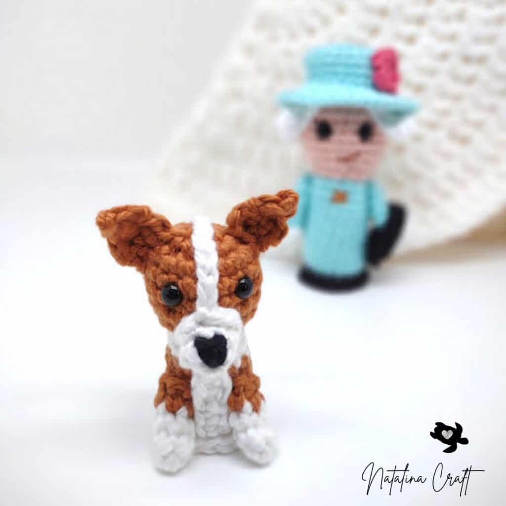 Corgi Dog Crochet Pattern - Free - Natalina Craft