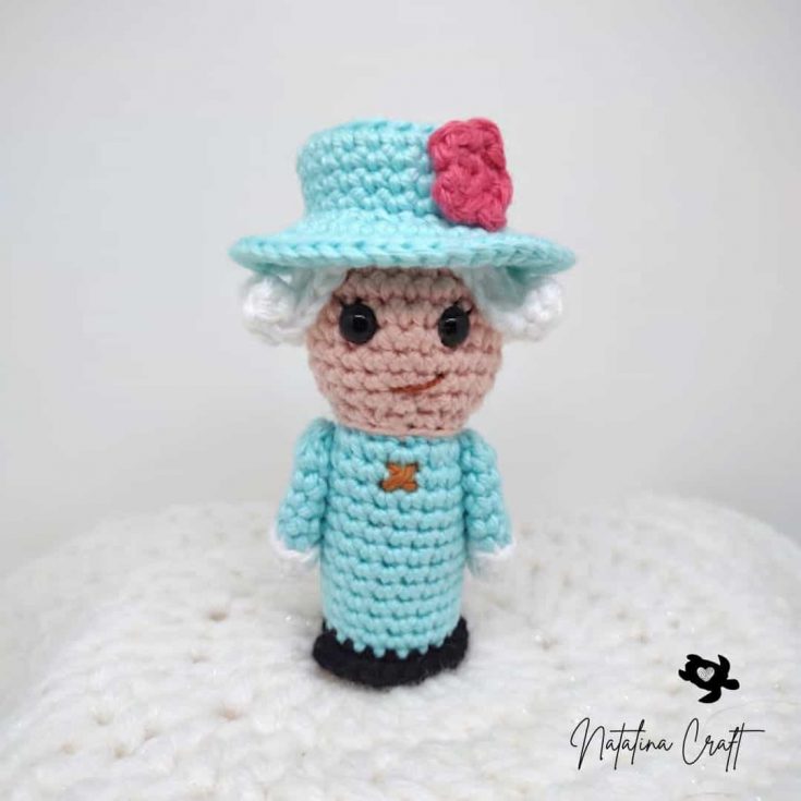 19 Crochet Pattern Queen Elizabeth - Natalina Craft