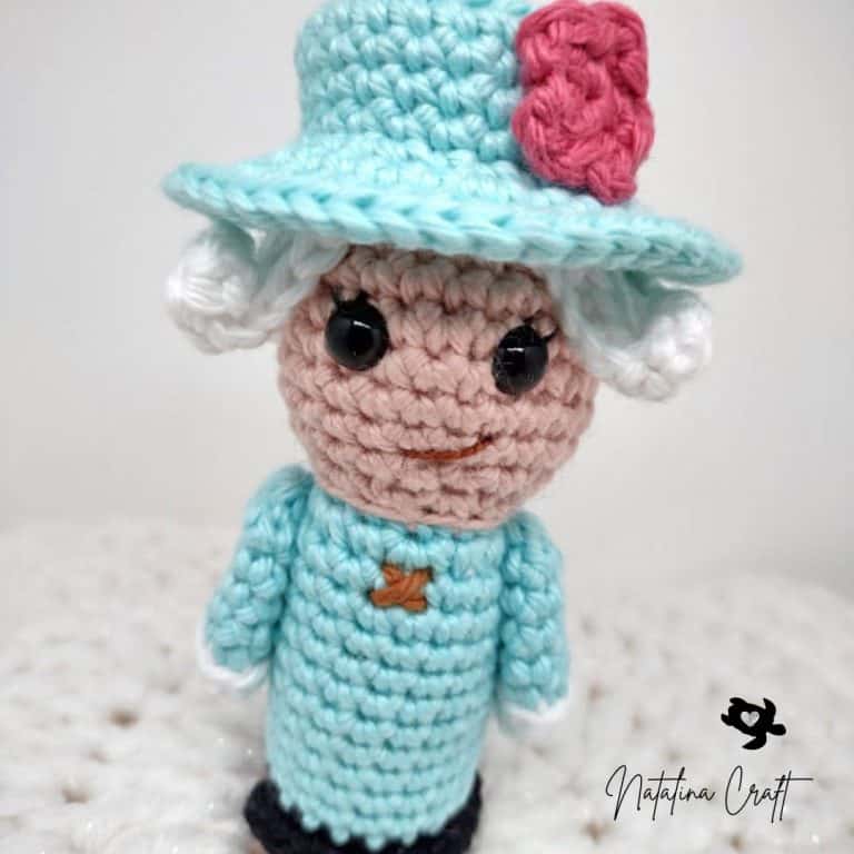 Queen Elizabeth Crochet Pattern - Free - Natalina Craft