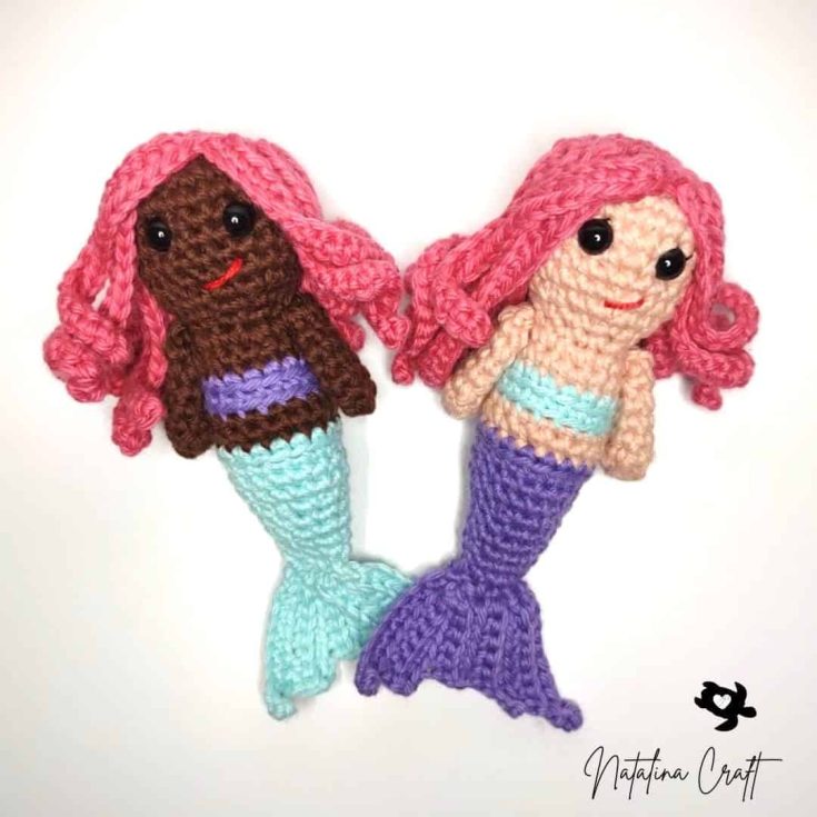 19 pattern crochet little mermaid - Natalina Craft