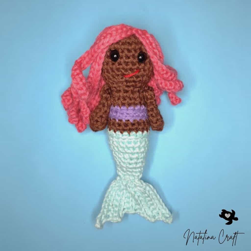 7 pattern crochet little mermaid - Natalina Craft