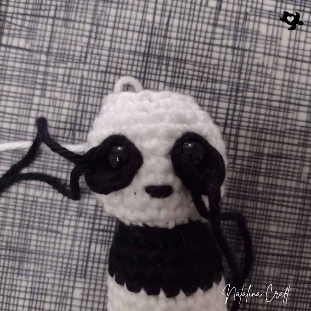 Crochet Pattern Mini Panda - Free Pattern - Natalina Craft