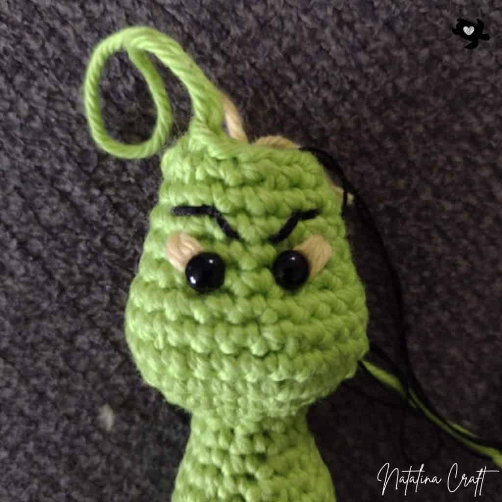 Crochet Grinch Pattern - Free Pattern - Natalina Craft