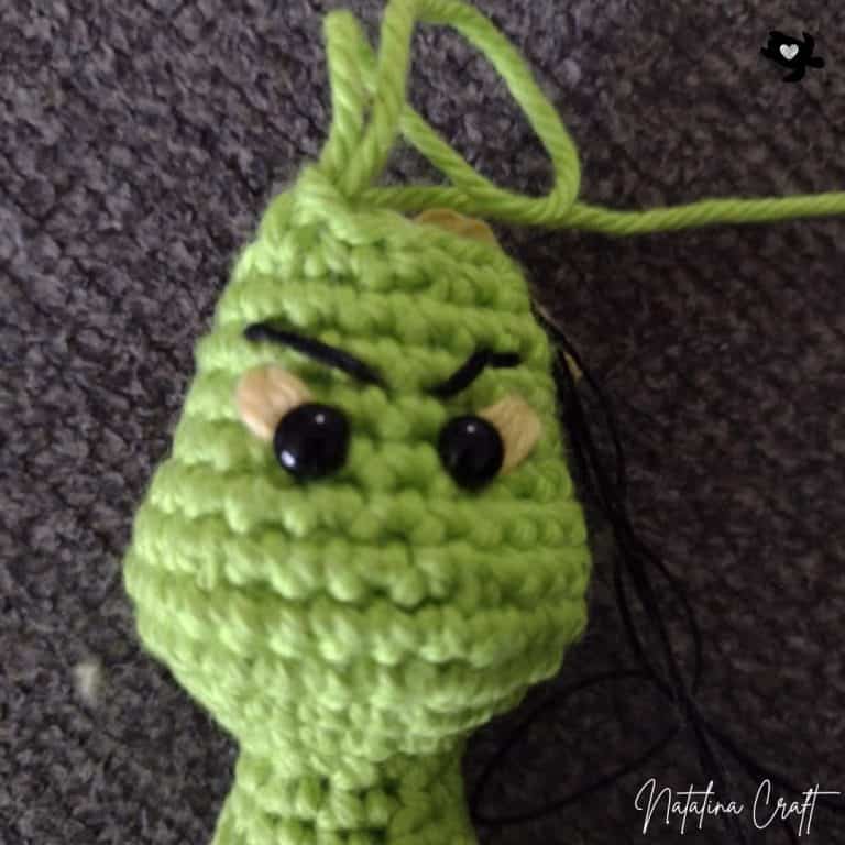 Crochet Grinch Pattern - Free Pattern - Natalina Craft
