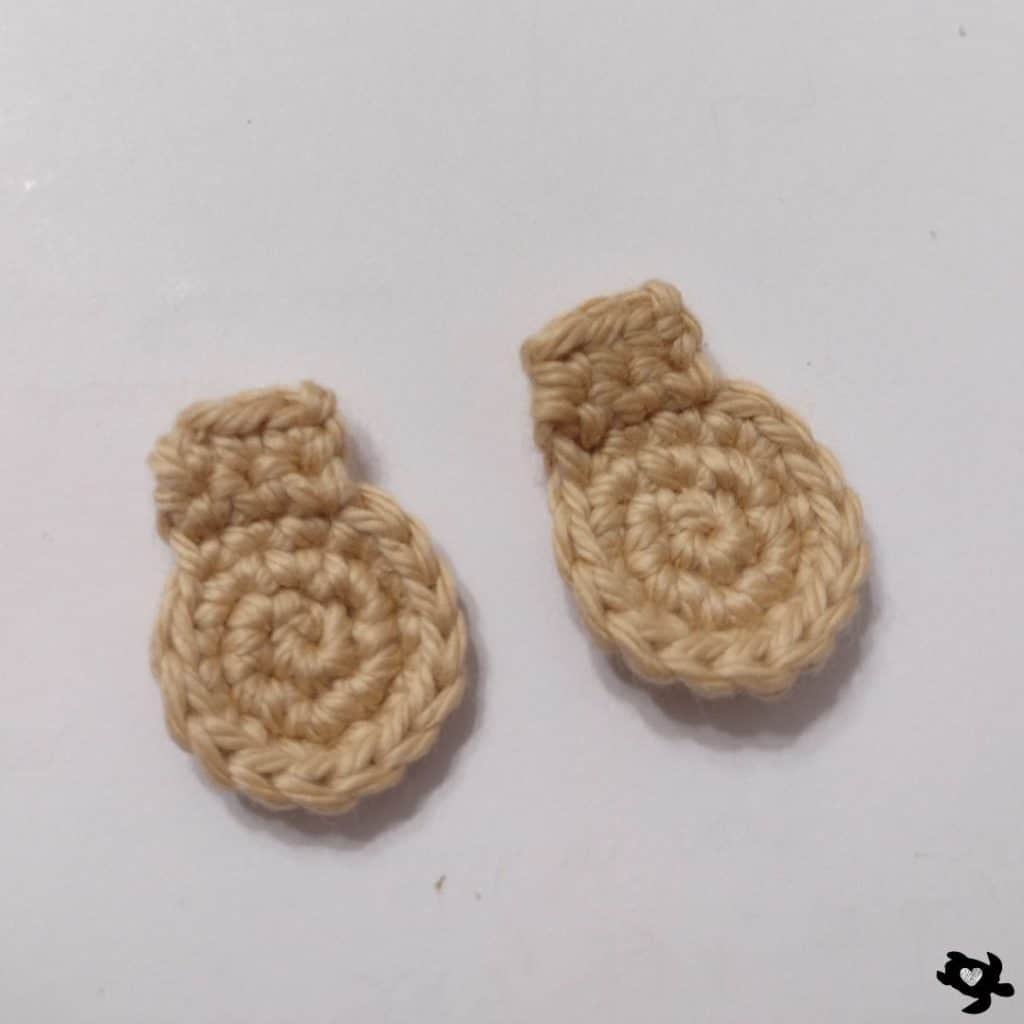 Crochet Sheep Appliqué - Free Pattern - Natalina Craft