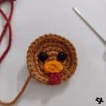 Crochet pattern: Rooster appliqué - Free Pattern - Natalina Craft