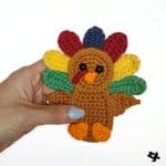 Crochet pattern: Turkey appliqué - Free Pattern - Natalina Craft