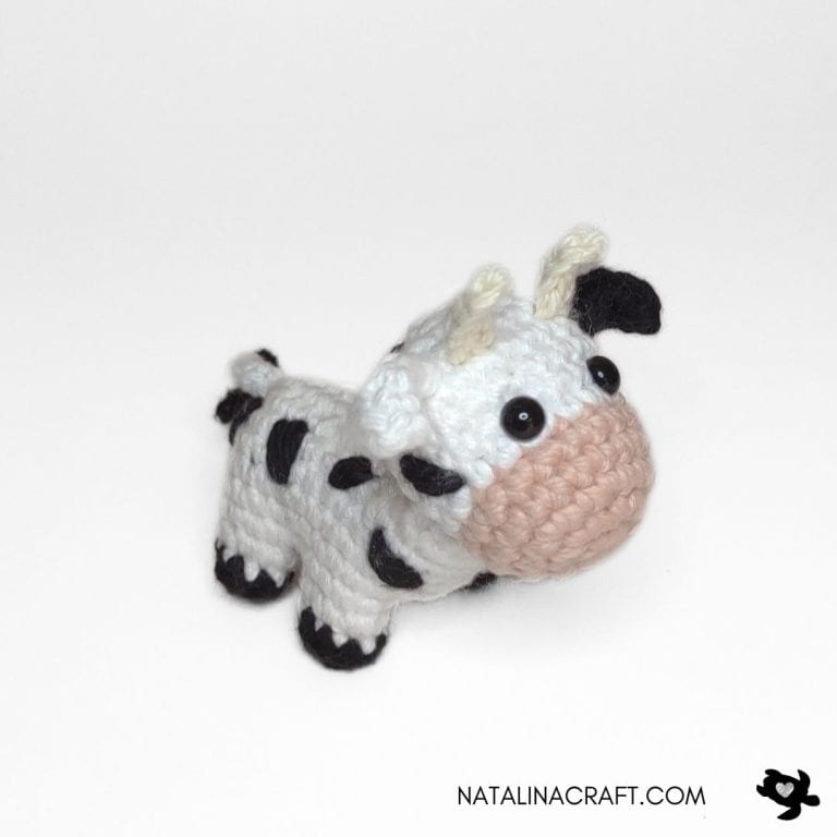 Free Crochet Pattern Cow - Natalina Craft