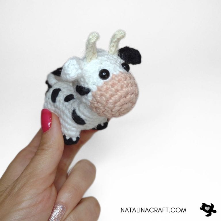 Free Crochet Pattern Cow - Natalina Craft