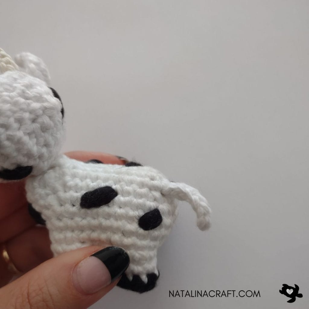 Free Crochet Pattern Cow - Natalina Craft