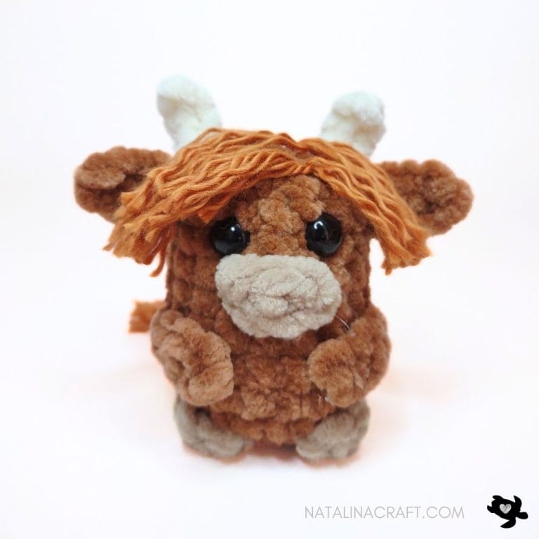 Highland Cow - Crochet Pattern - Natalina Craft