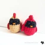 Red Cardinal - Free Crochet Pattern - Natalina Craft