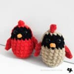 Red Cardinal - Free Crochet Pattern - Natalina Craft