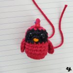 Red Cardinal - Free Crochet Pattern - Natalina Craft