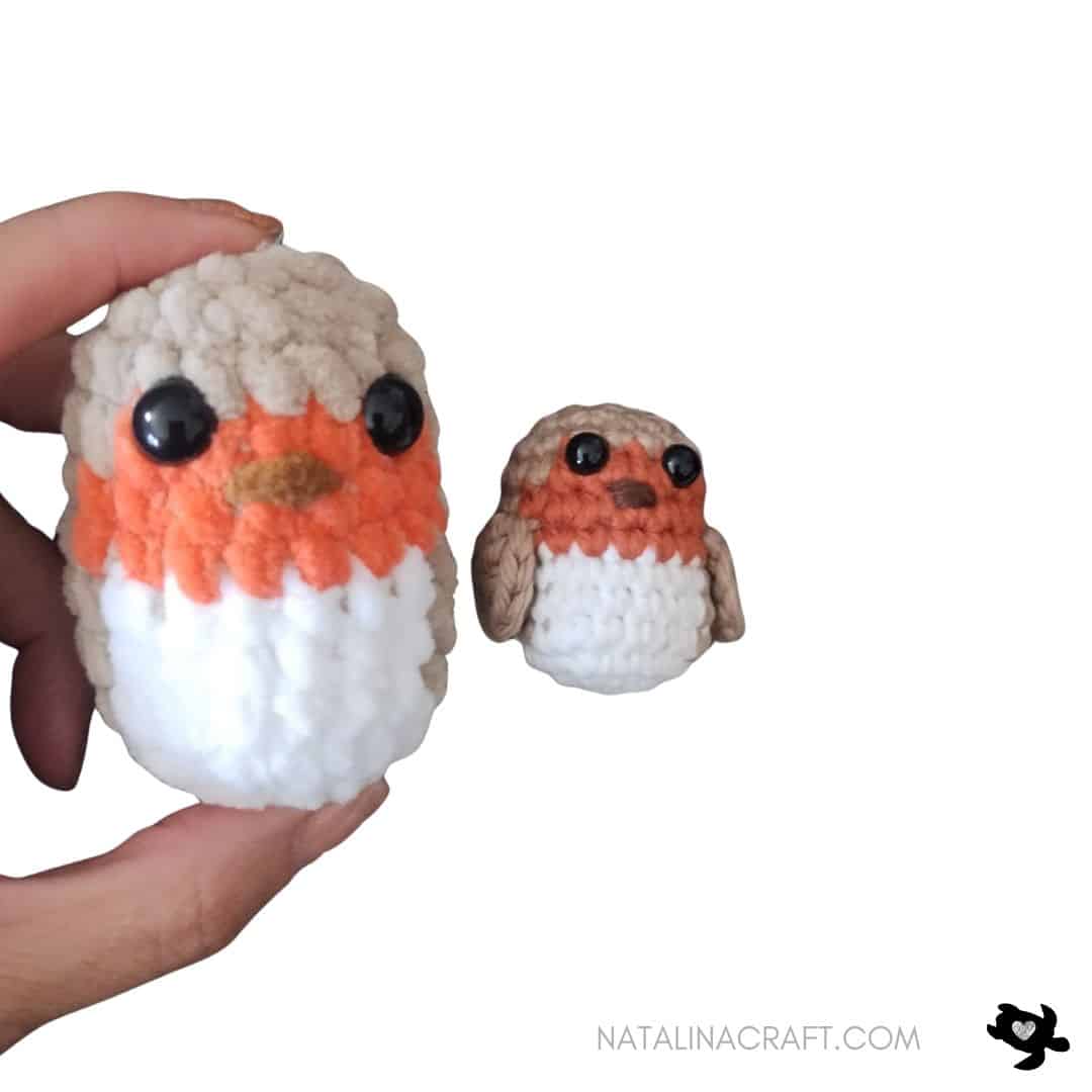 10crochet europeann robin - Natalina Craft